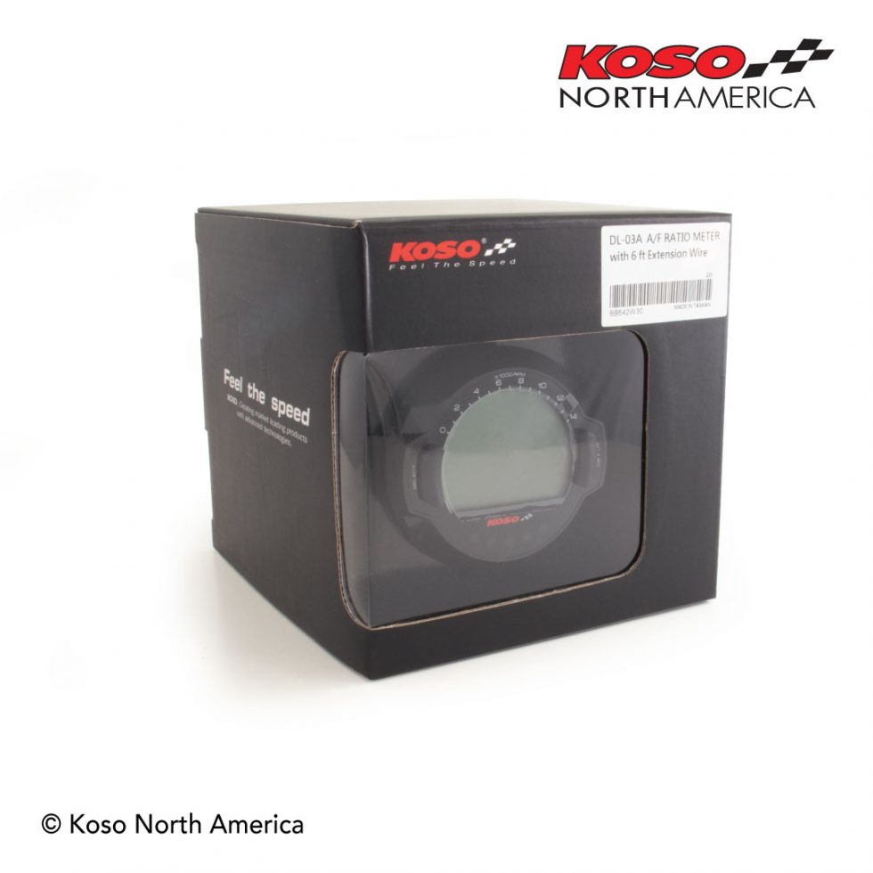 DL-03A | Air/Fuel ratio & RPM data logger - KOSO North America