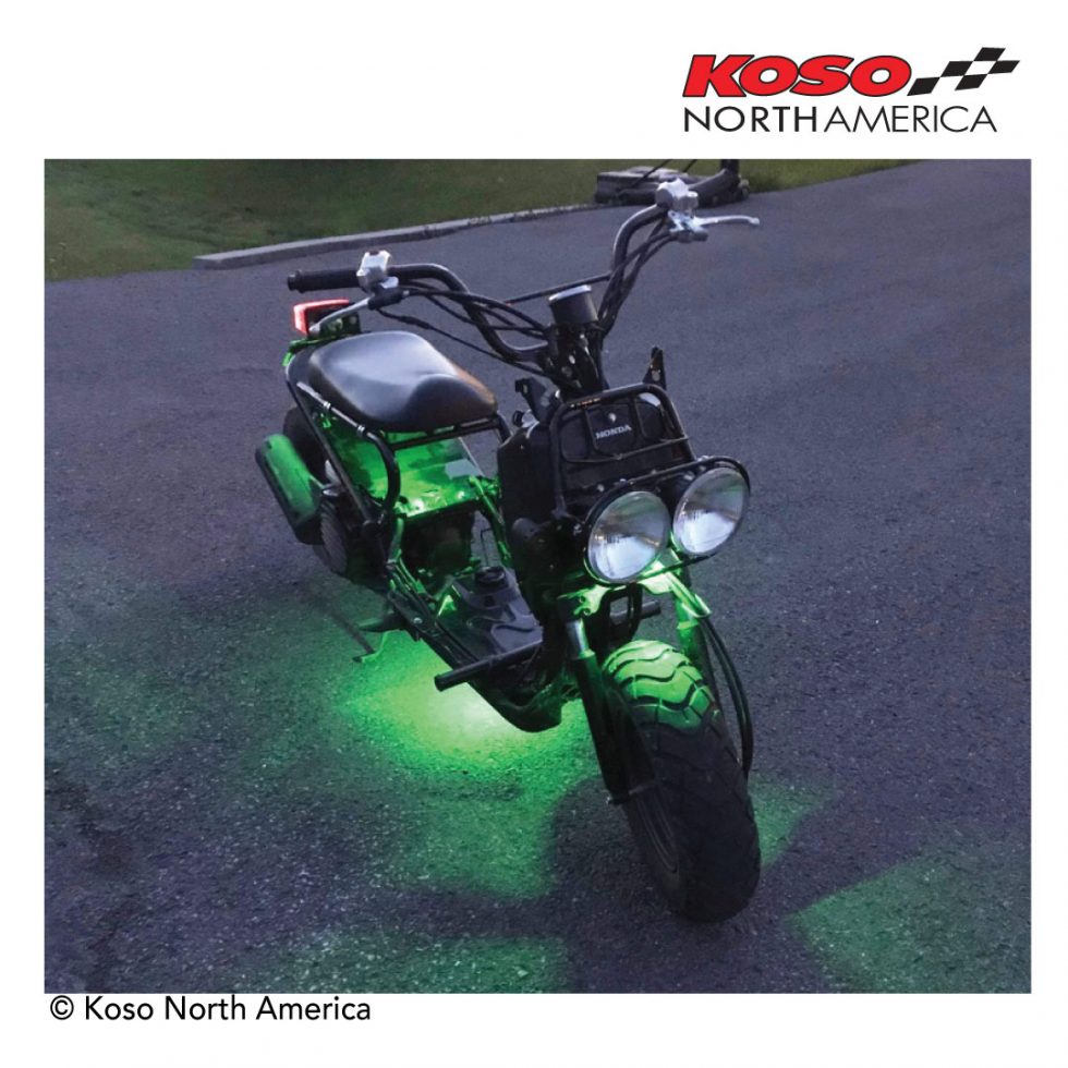 LED Light Bar | 114mm - Green - KOSO North America